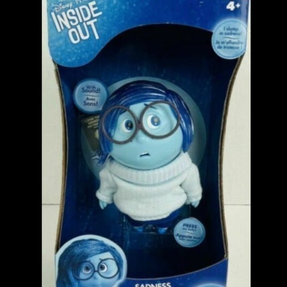 Disney | Toys | Disney Pixar Inside Out Sadness Doll Slumping Action ...